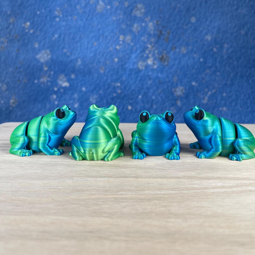 Flexi Fidget Frog Toy 3D Printed Articulated Stim - Etsy
