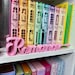 Romance Bookshelf Sign Library Book Lover Gift Custom Colors Book Club ...