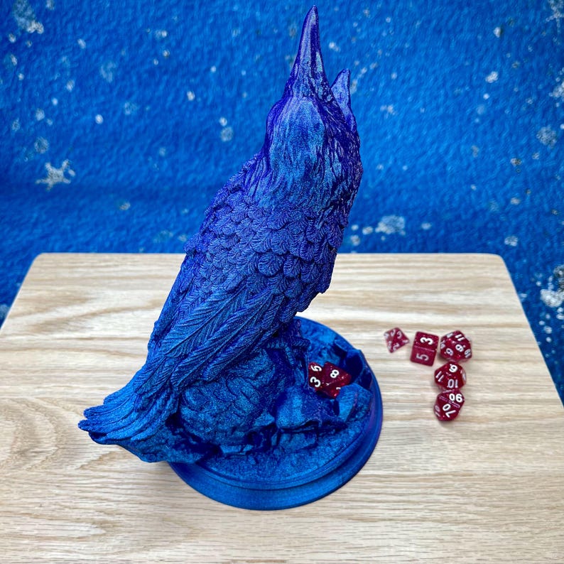 Raven Dice Tower Skull Raven Dice Tower Dnd RPG D20 Dice Tower - Etsy