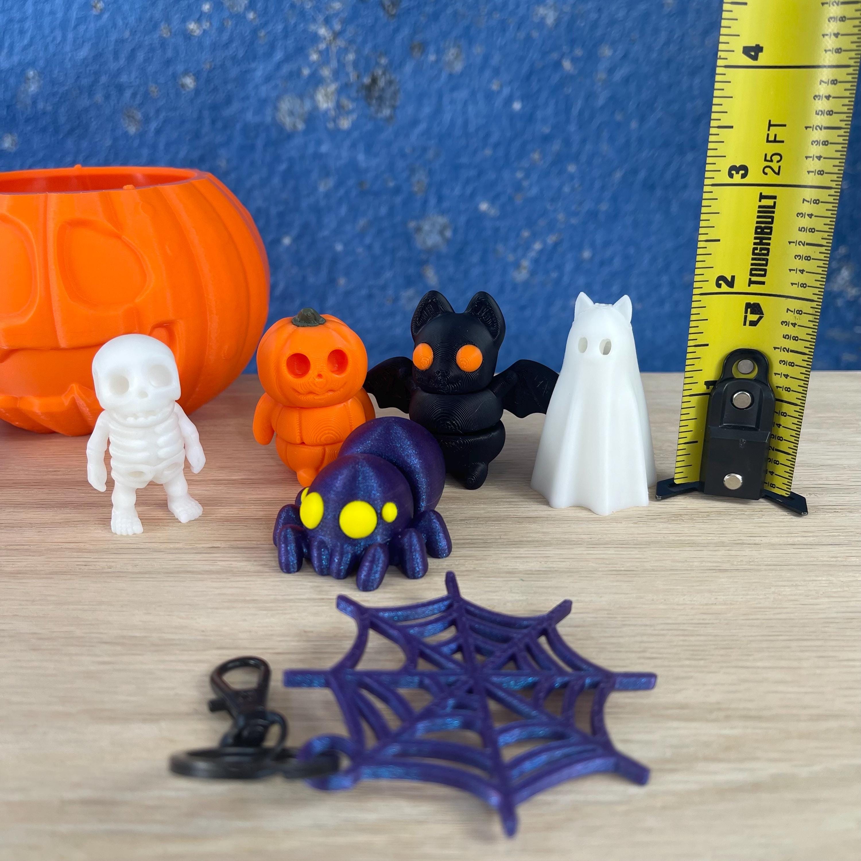 Flexi Fidget Halloween Toy, Articulated Stim, Tiny Spooky Halloween ...
