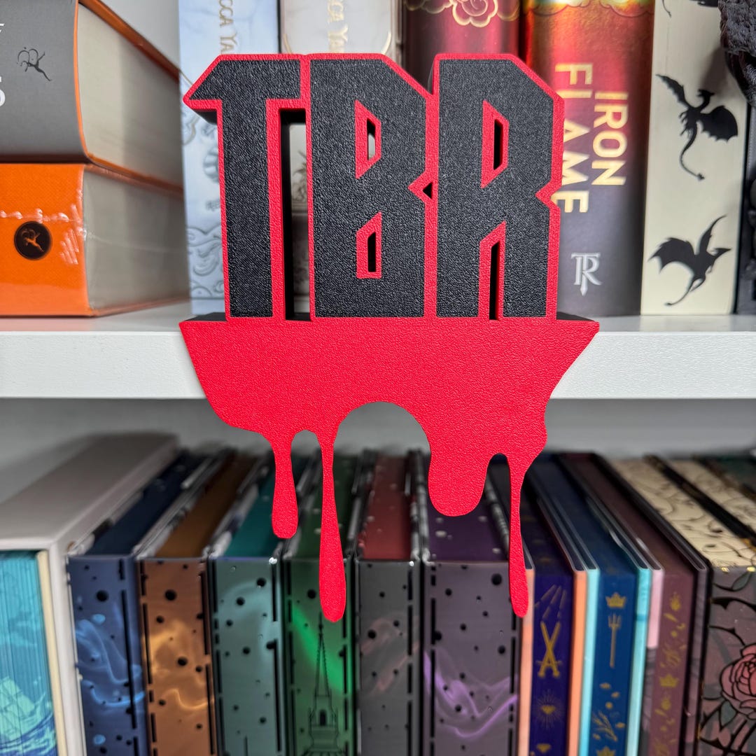 TBR Bookshelf Sign Library Book Lover Gift Custom Colors Book Club ...