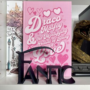Fanfic Book Shelf Sign Library Sign Custom Colors Book Club Decor 3d ...
