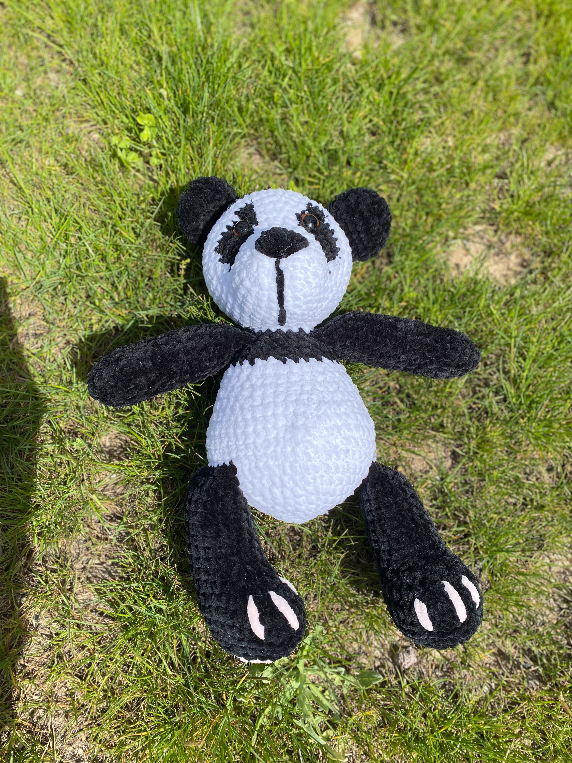 Crochet PATTERN Panda, No Sew, Amigurumi Tutorial PDF in English, Toy ...
