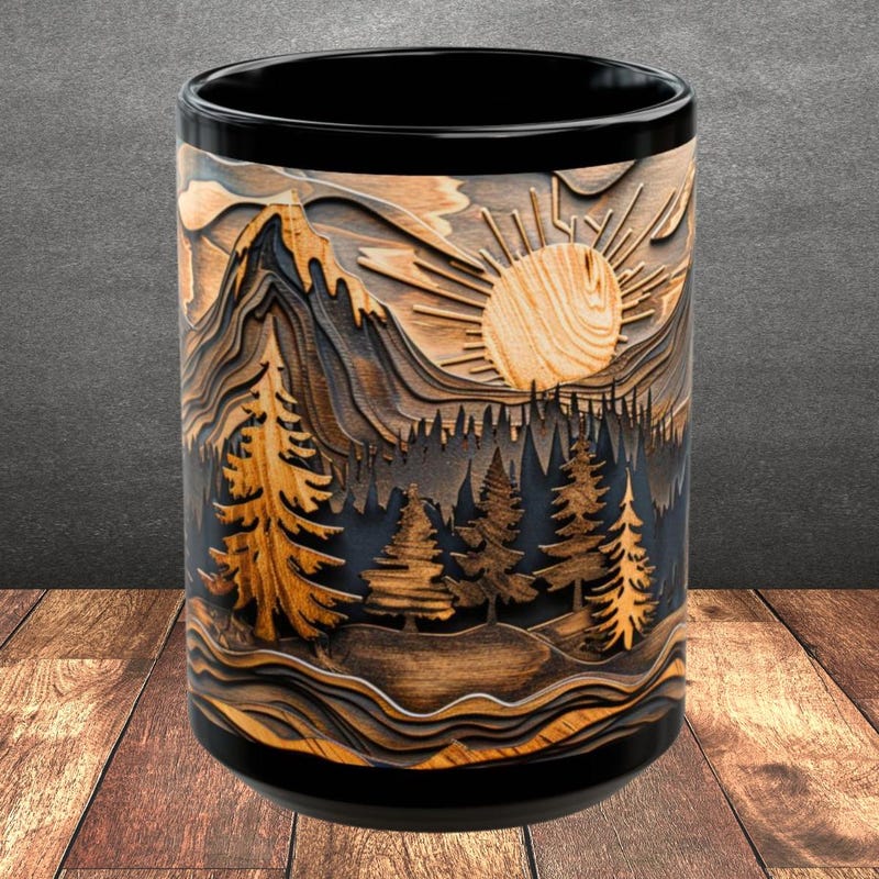 Forrest Mug Ceramic - Etsy