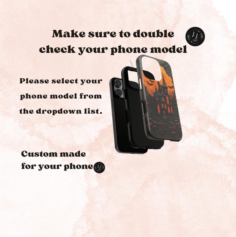Carved Clay Look Haunted House Phone Case: Spooky Halloween Gothic ...