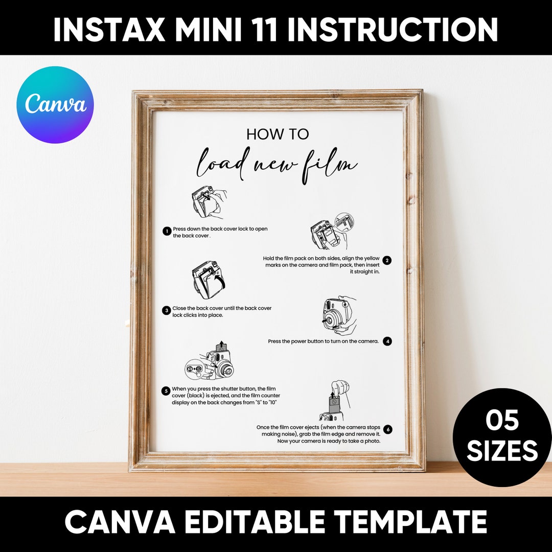 Instax Mini 11 Instructions, Wedding Instax Mini 11 Polaroid Guest Book ...