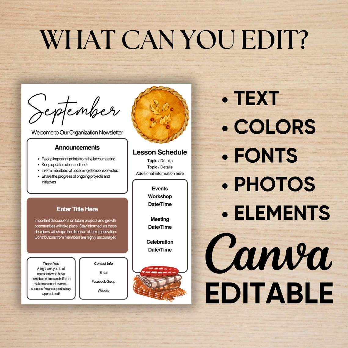 24 Pages HOA Monthly Newsletter Bundle Template, Community Newsletter ...
