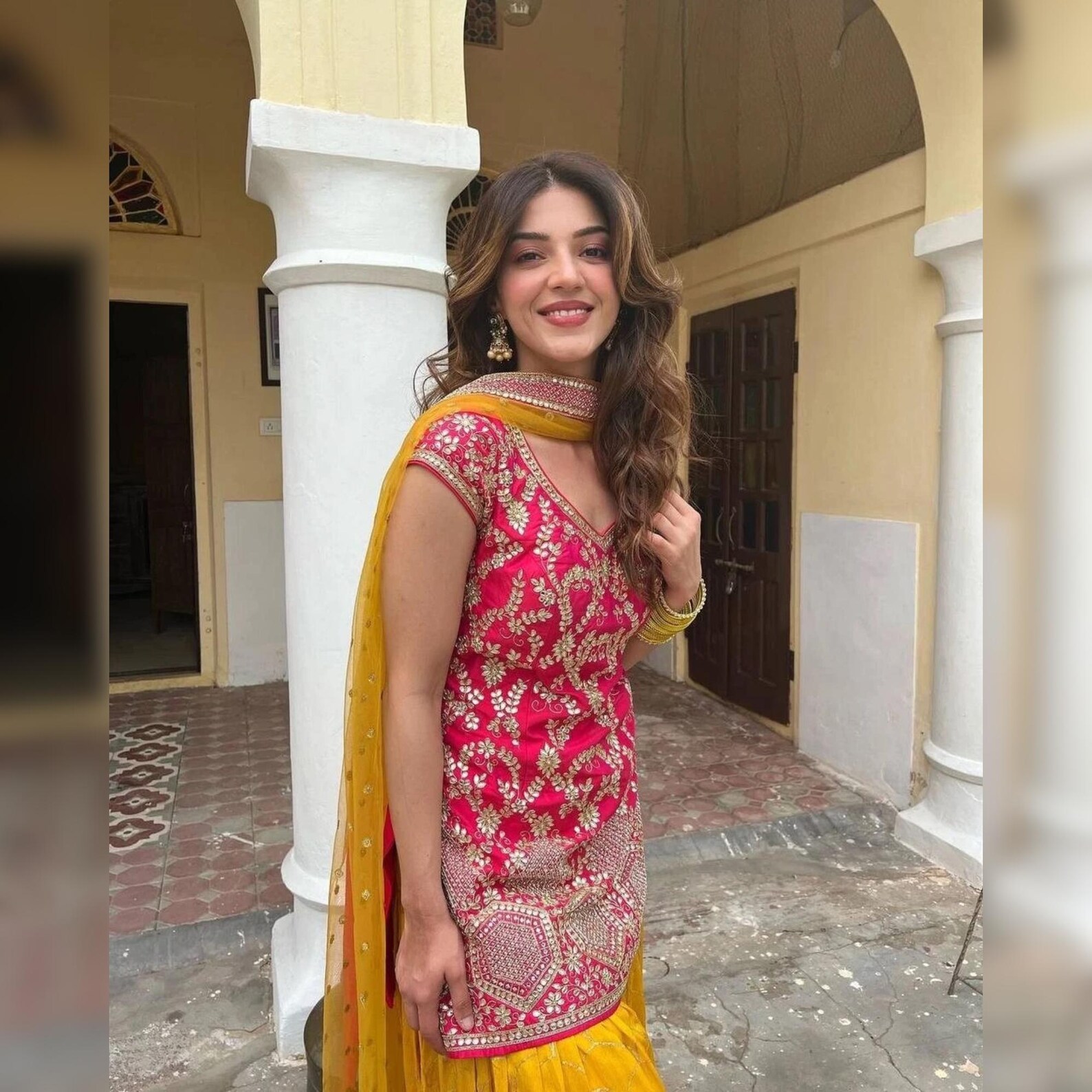 Punjabi Wedding Wear Vichitra Silk Patiala Suit for Ethic Indian Wear ...