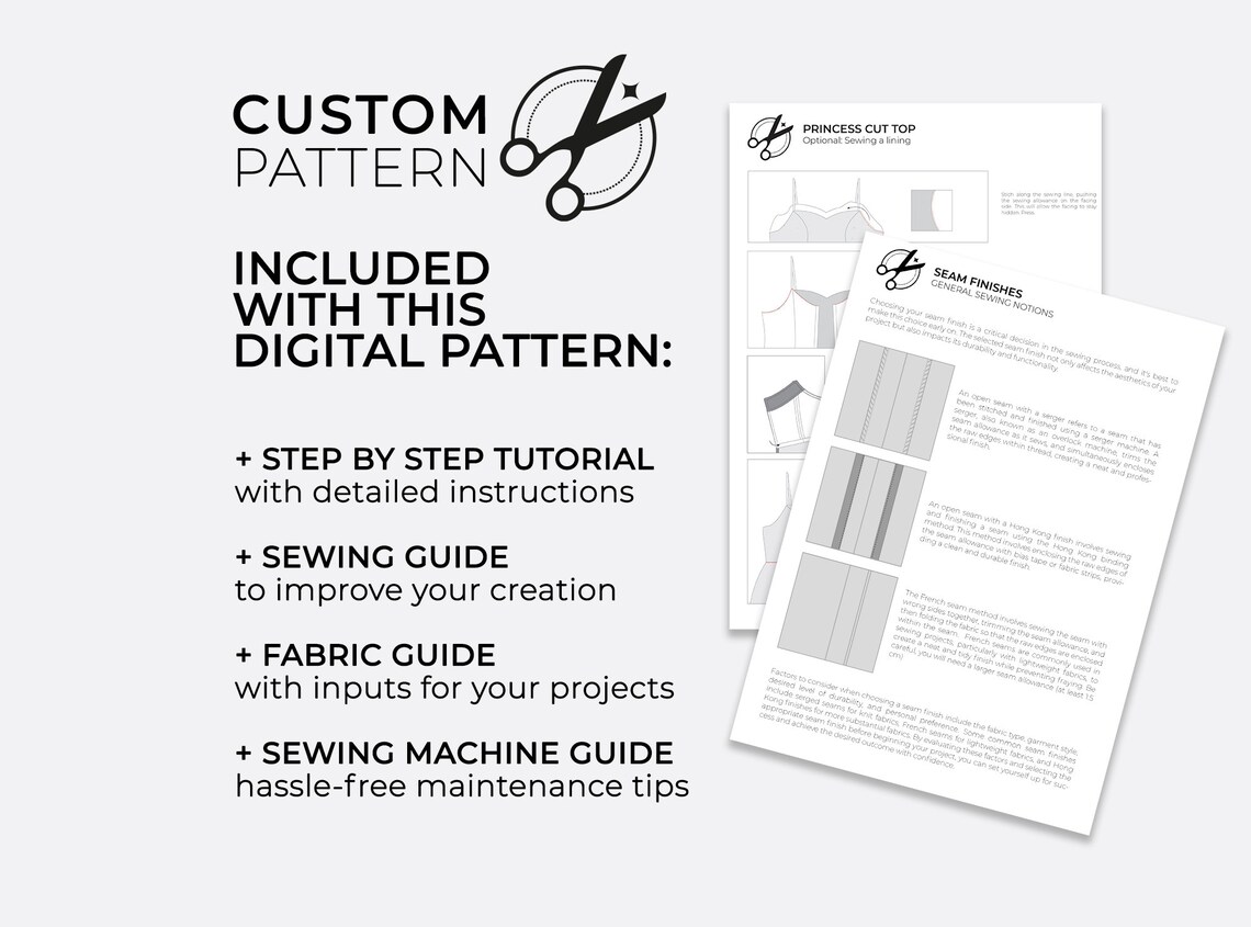Off-shoulder Dress PDF Sewing Pattern, Tutorial, Custom Size, Wedding ...