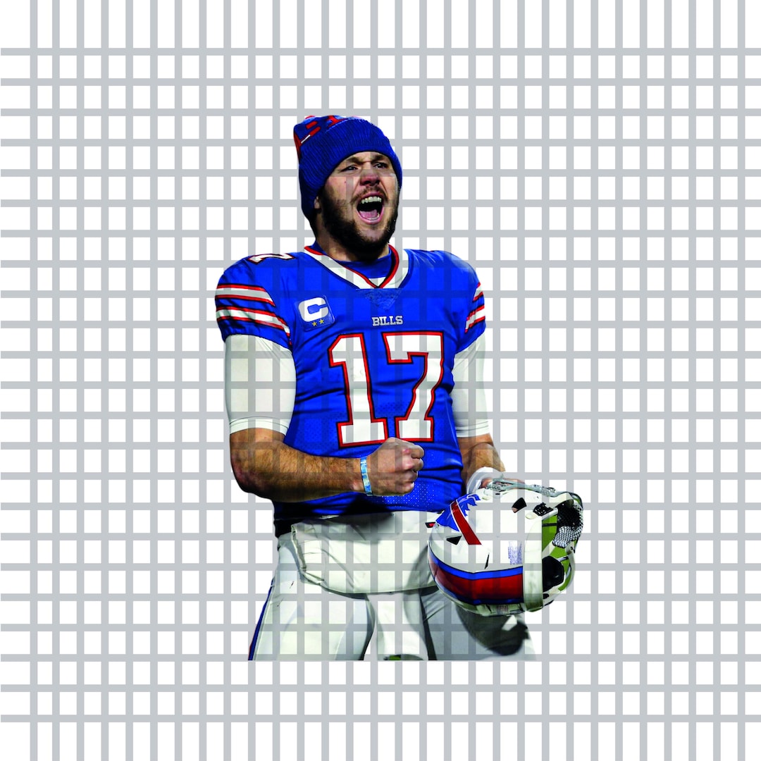Josh Allen Buffalo Bills PNG, DXF, SVG - Football Player Silhouette for ...