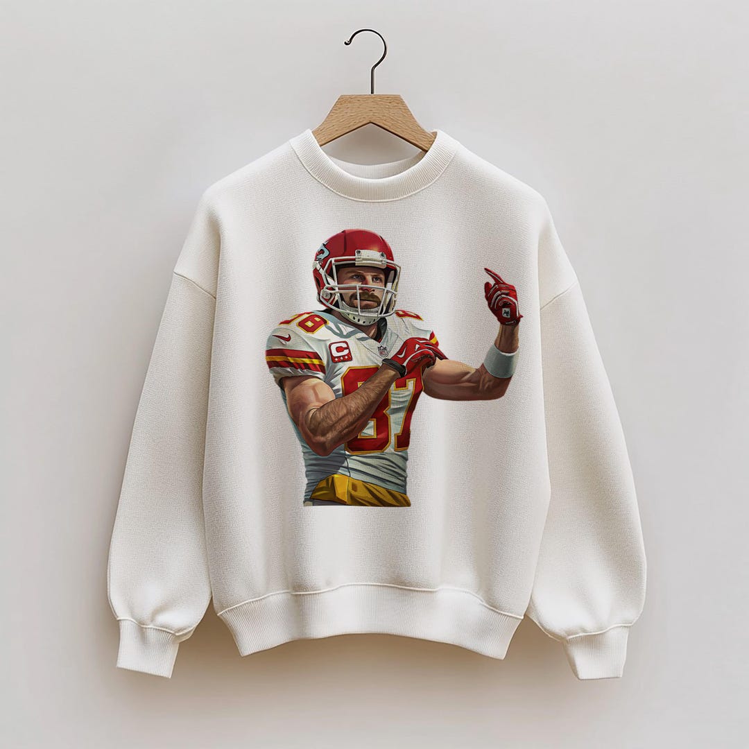 Travis Kelce 87 Jersey SVG Design for Cricut, Sublimation, Kansas City ...