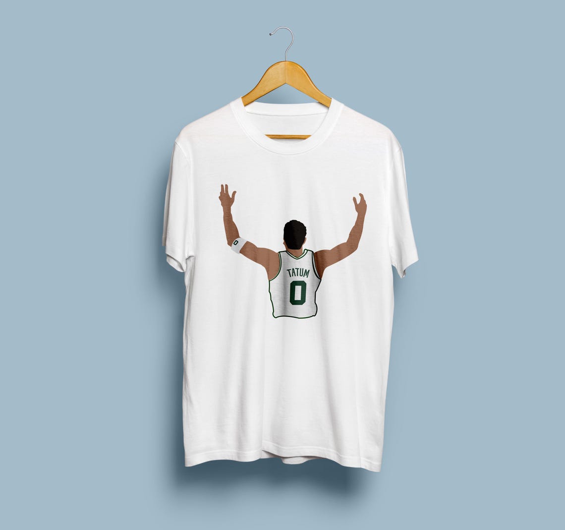 Jayson Tatum Boston Celtics SVG PNG File for T-shirt Design, Basketball ...