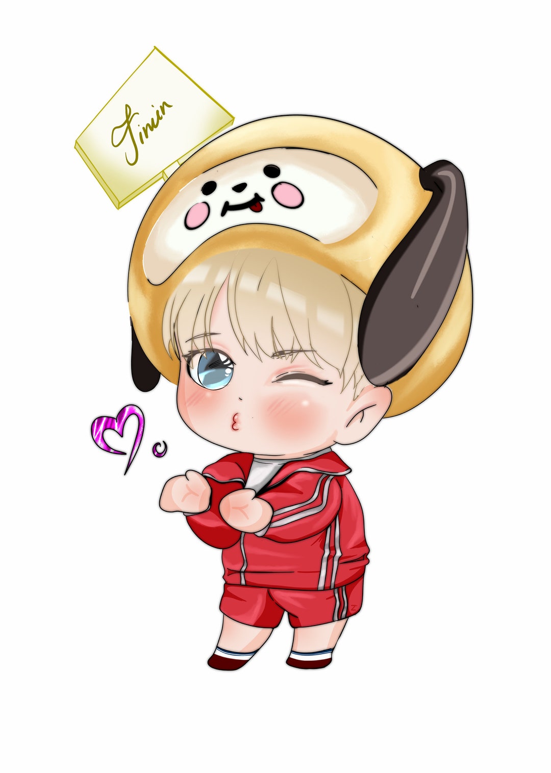 Personalized Custom Full Body Chibi Anime Character Digital Art ...