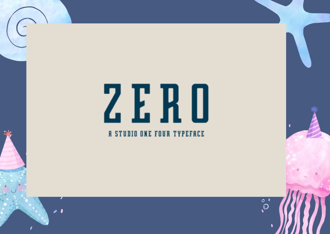 Zero Handwritten Font Serif Font, Boho Font, Swash Font, Fonts for ...