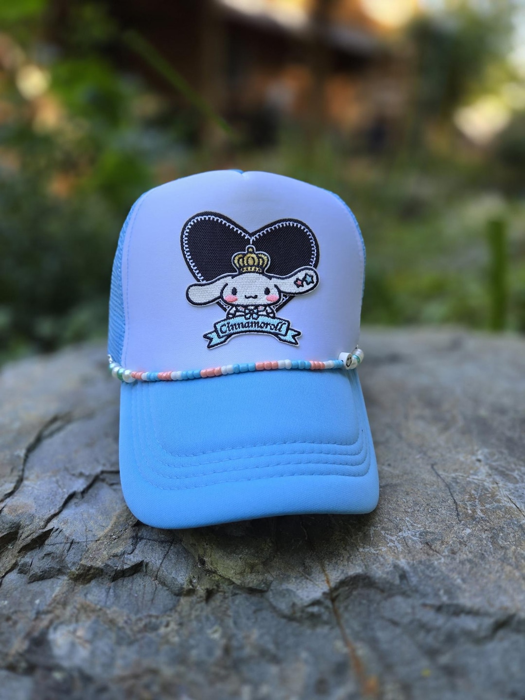 Cinnamorroll Hello Kitty Inspired Trucker Hat, Sanrio Cinnamorroll ...