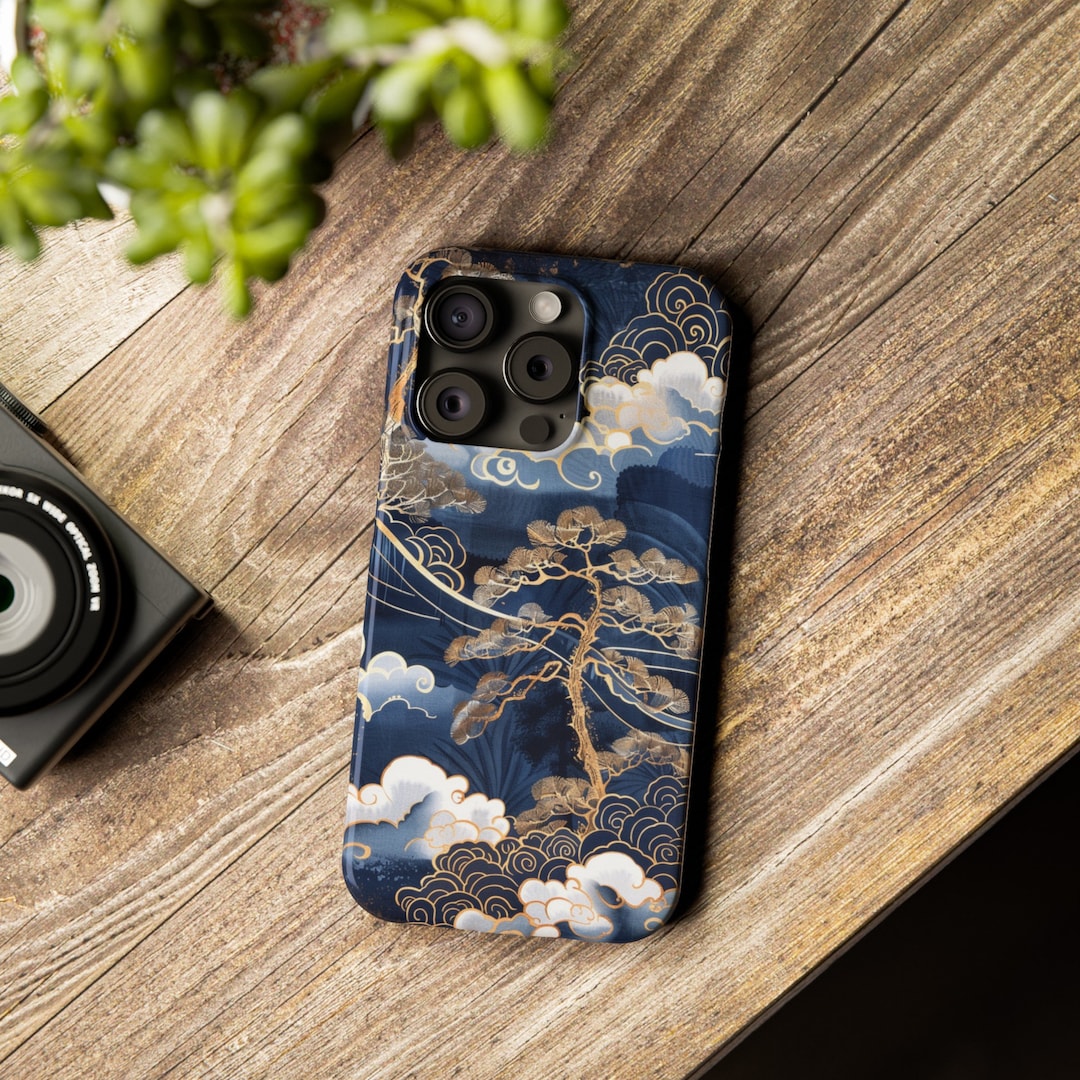 Sleek Japanese Bonsai Art Phone Case Ultra-slim, Glossy Finish for ...