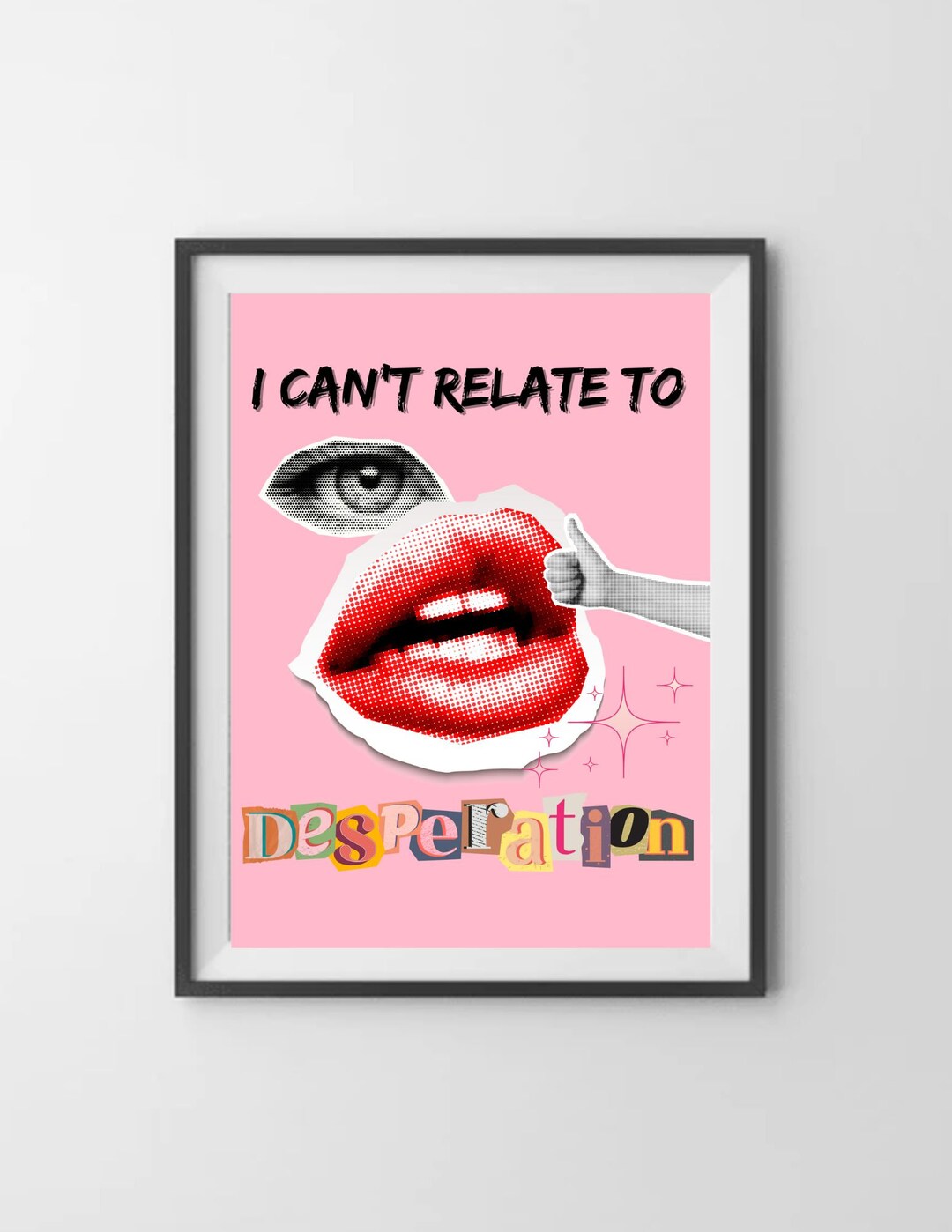 Espresso Sabrina Carpenter Poster-i Can't Relate to Desperation-dorm ...