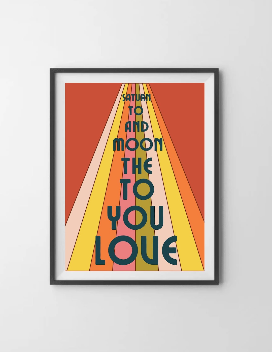 Love You to the Moon and to Saturn Taylor Swift Poster-folklore Album ...