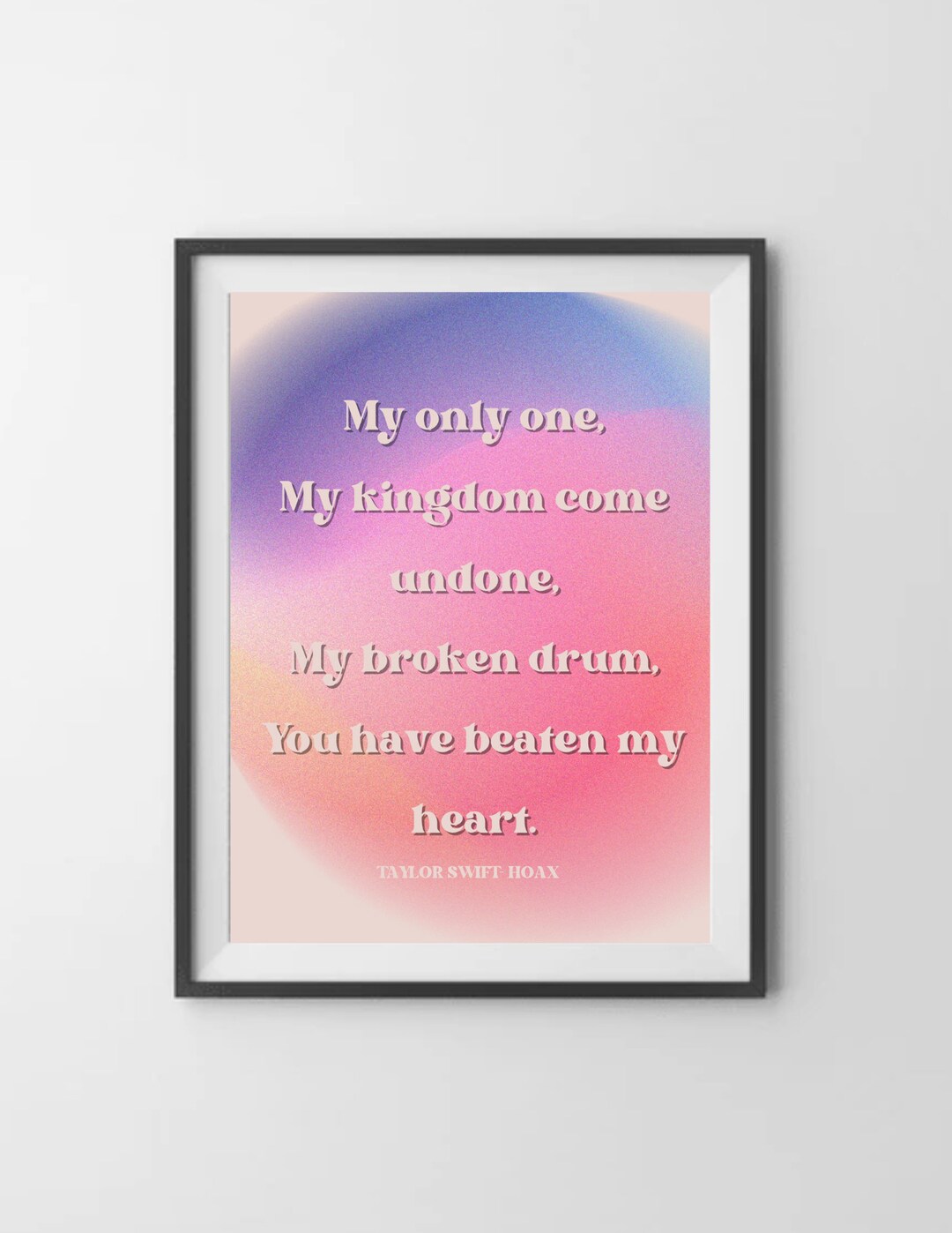 Hoax Taylor Swift Poster Folklore Album Taylor Swiftie Dorm Decor Etsy