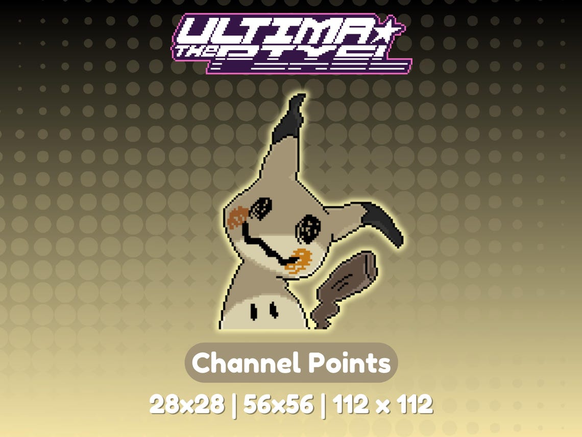 Mimikyu Channel Points | Pokemon | Ghost | Stream | Emote | Twitch ...