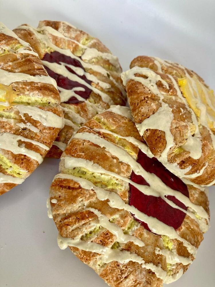 Faux Strawberry or Custard Danish Crown - Etsy