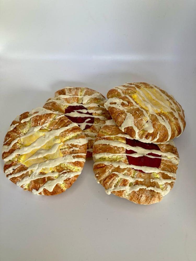 Faux Strawberry or Custard Danish Crown - Etsy