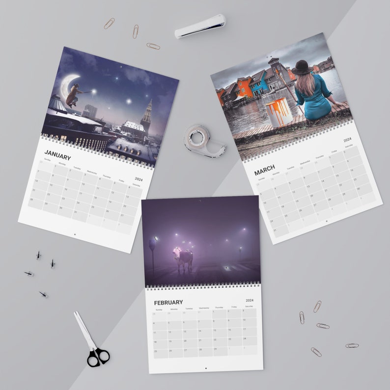 Cool Dreamy Calendar Full of Enchanted Landscapes: Perfect Gift for the ...