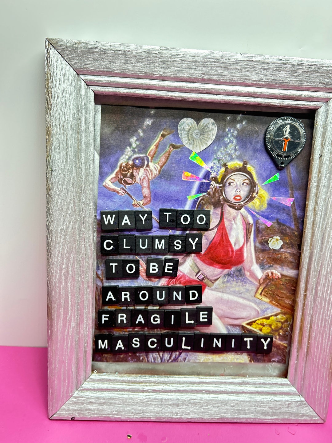 Fragile Masculinity 2 original Collage - Etsy