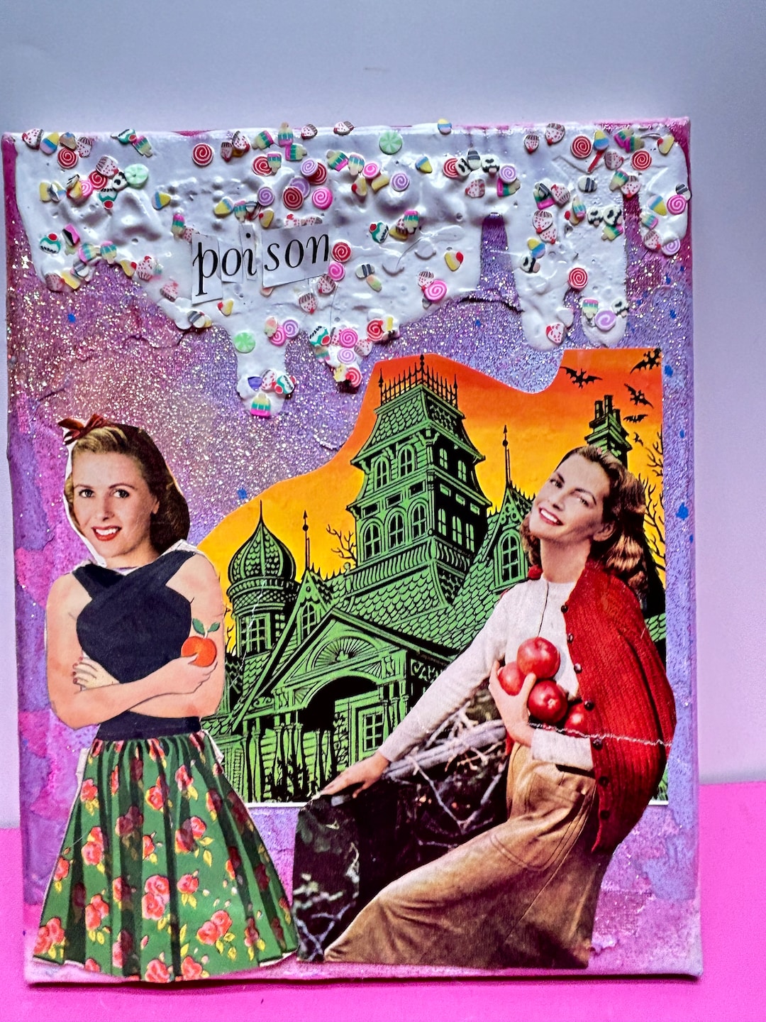 Poison Apples original Collage - Etsy