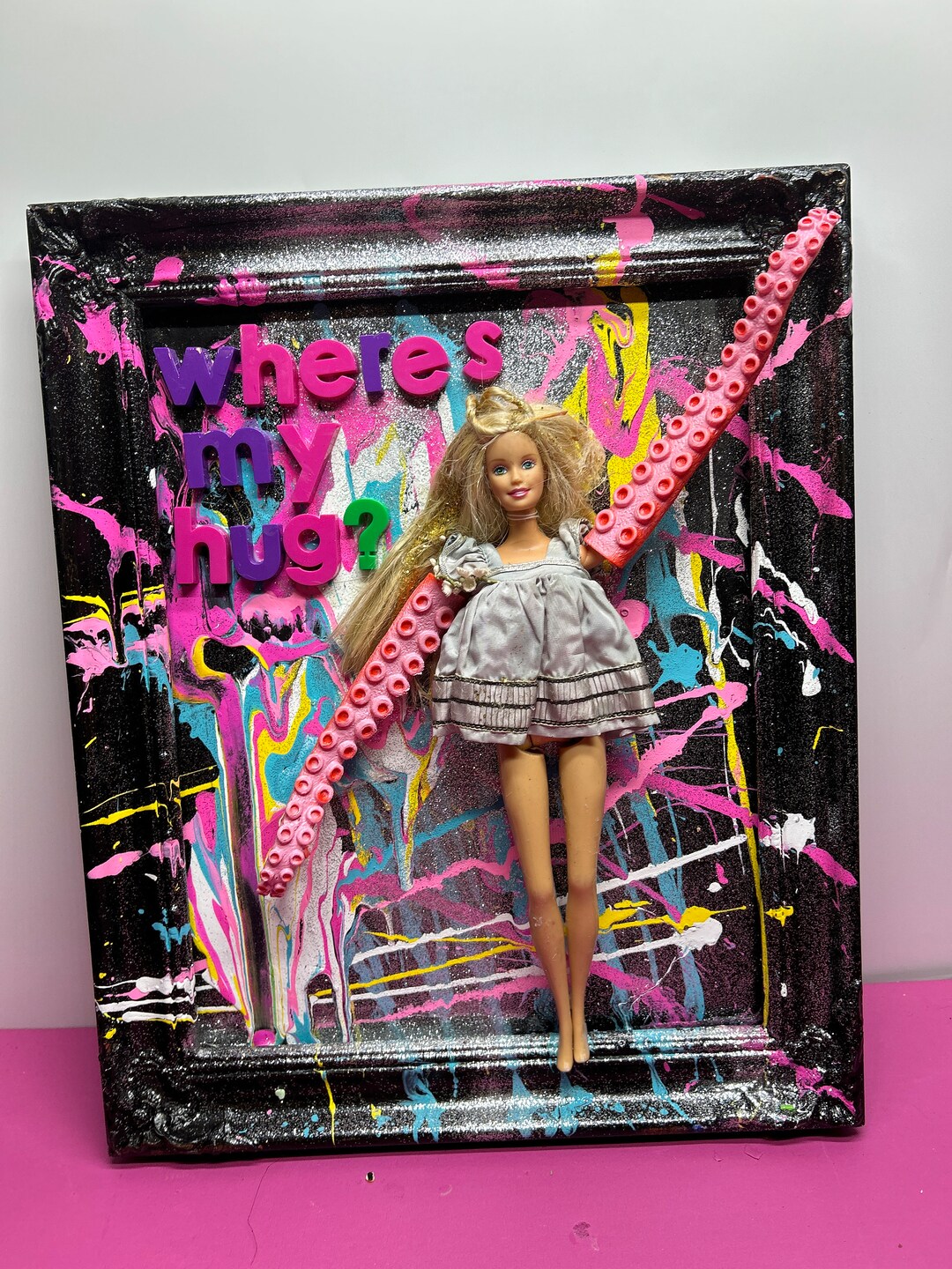 Hug Barbie original Collage - Etsy