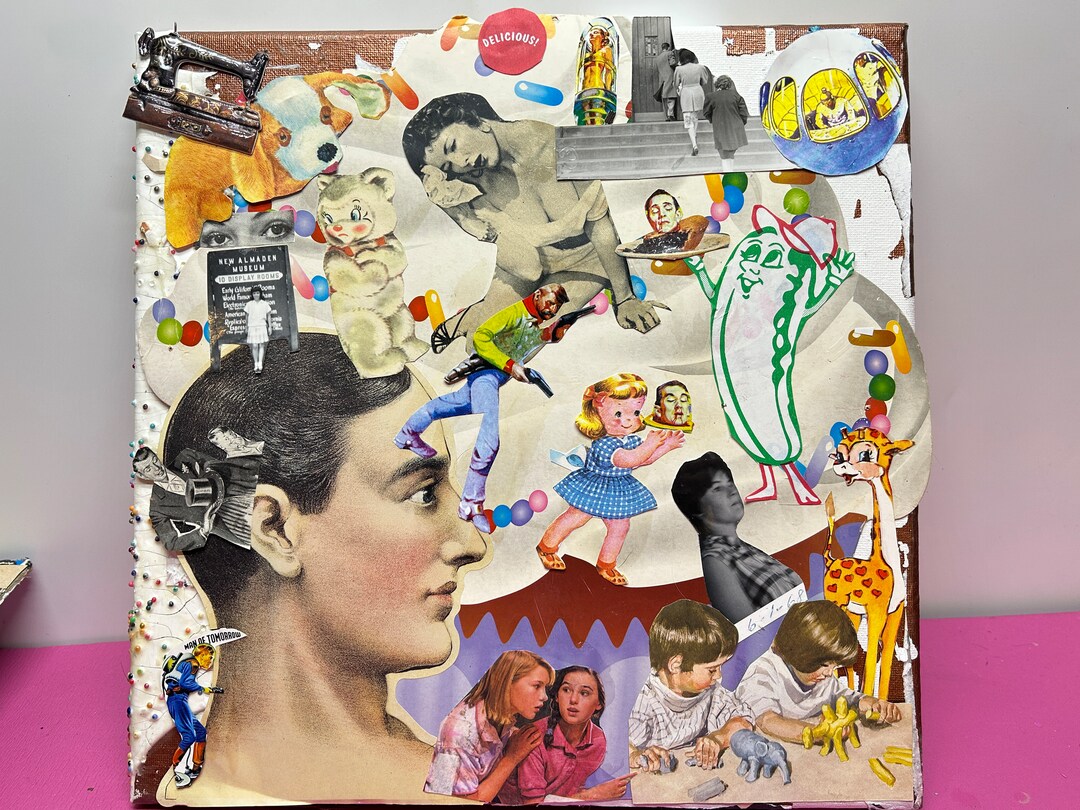 Cupcake original Collage - Etsy