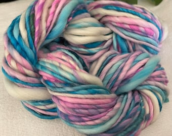Pink Blue White Yarn - Etsy