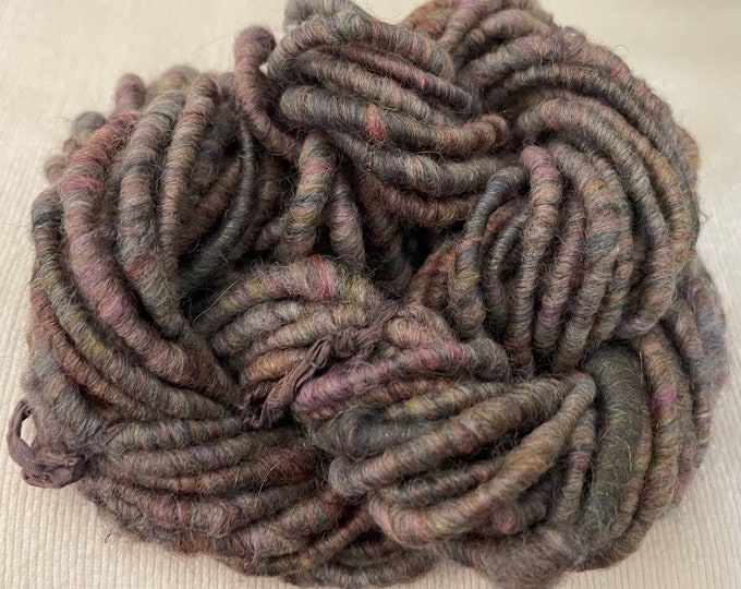 Hand Spun Core Spun Gray With Multi Colors Sparkle Yarn - Etsy