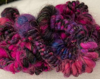 Purple Sparkle Yarn | Etsy