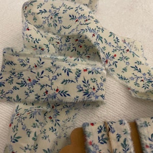 Frayed Ribbon Vintage Fabric - Etsy