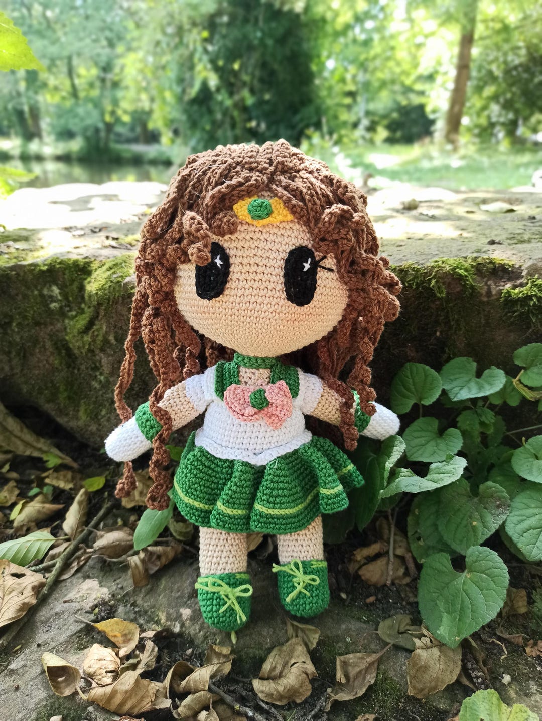Sailor Guardian Jupiter Crochet Pattern, Sailor Jupiter Amigurumi ...