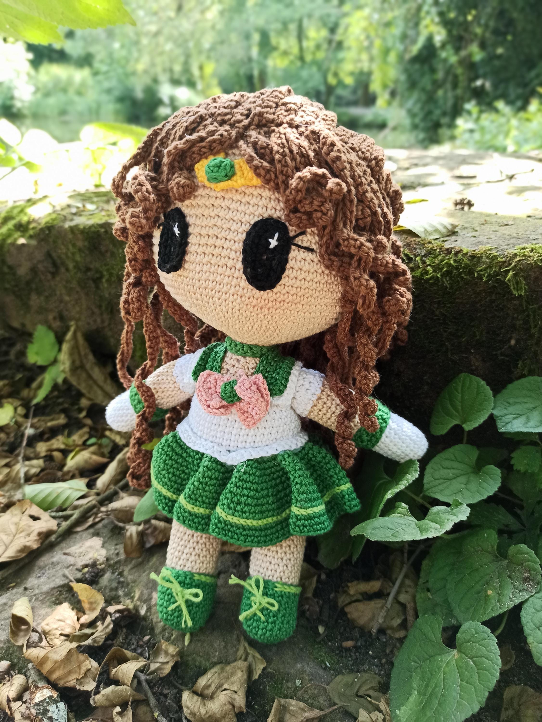 Sailor Guardian Jupiter Crochet Pattern, Sailor Jupiter Amigurumi ...