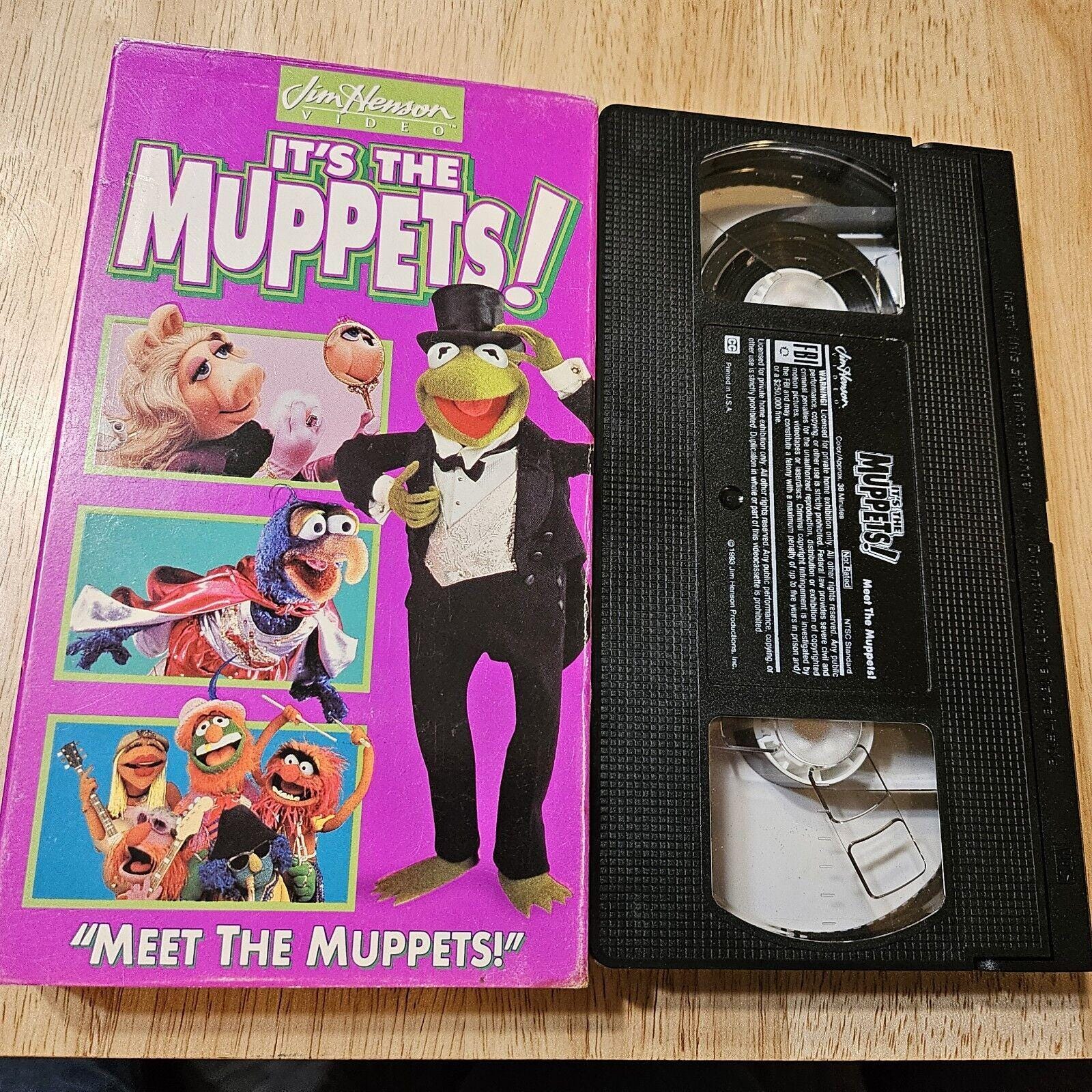Its the Muppets Meet the Muppets VHS 1993 Video Tape Jim Henson Rare ...