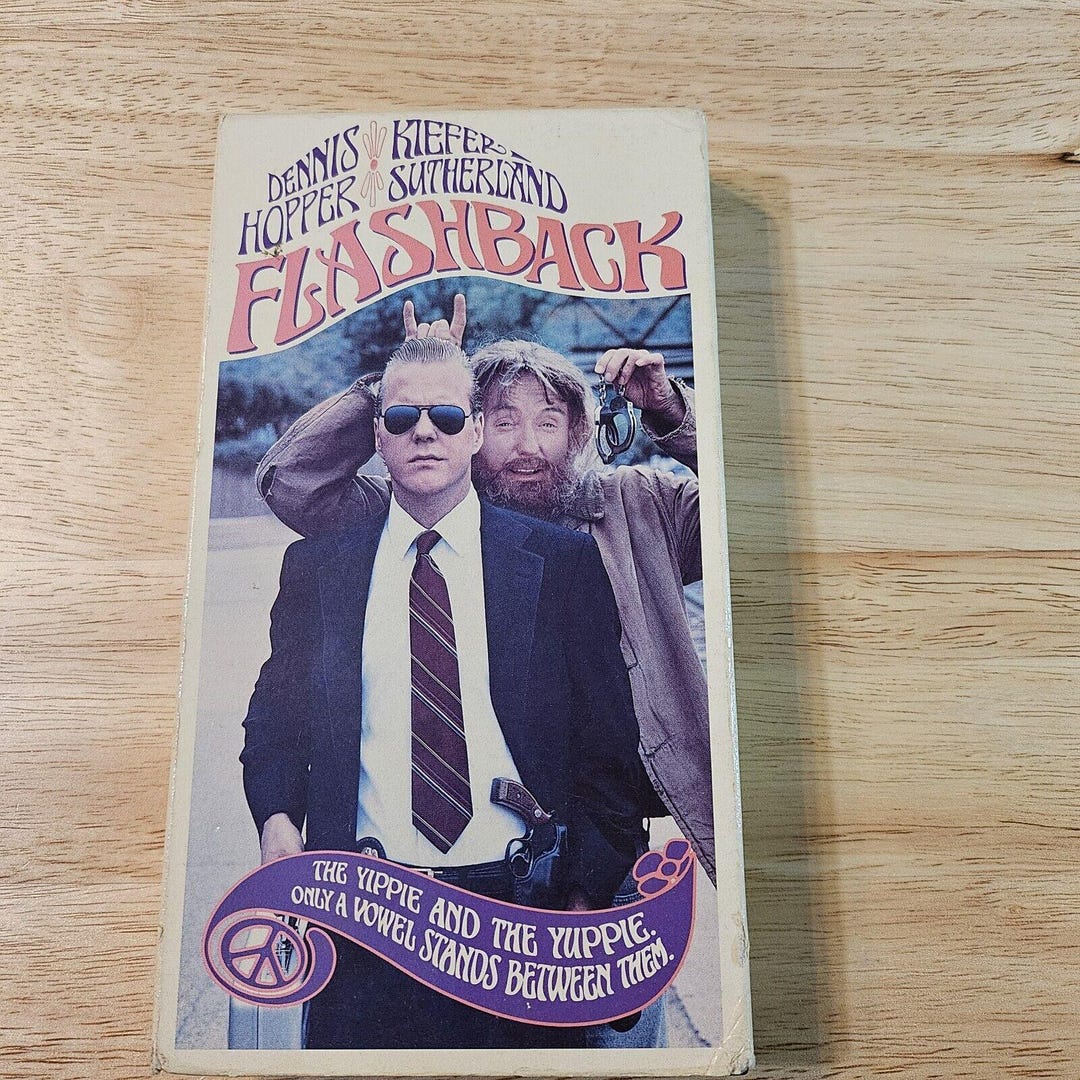 Flashback VHS Dennis Hopper, Kiefer Sutherland, Carol Kane Pre-owned - Etsy
