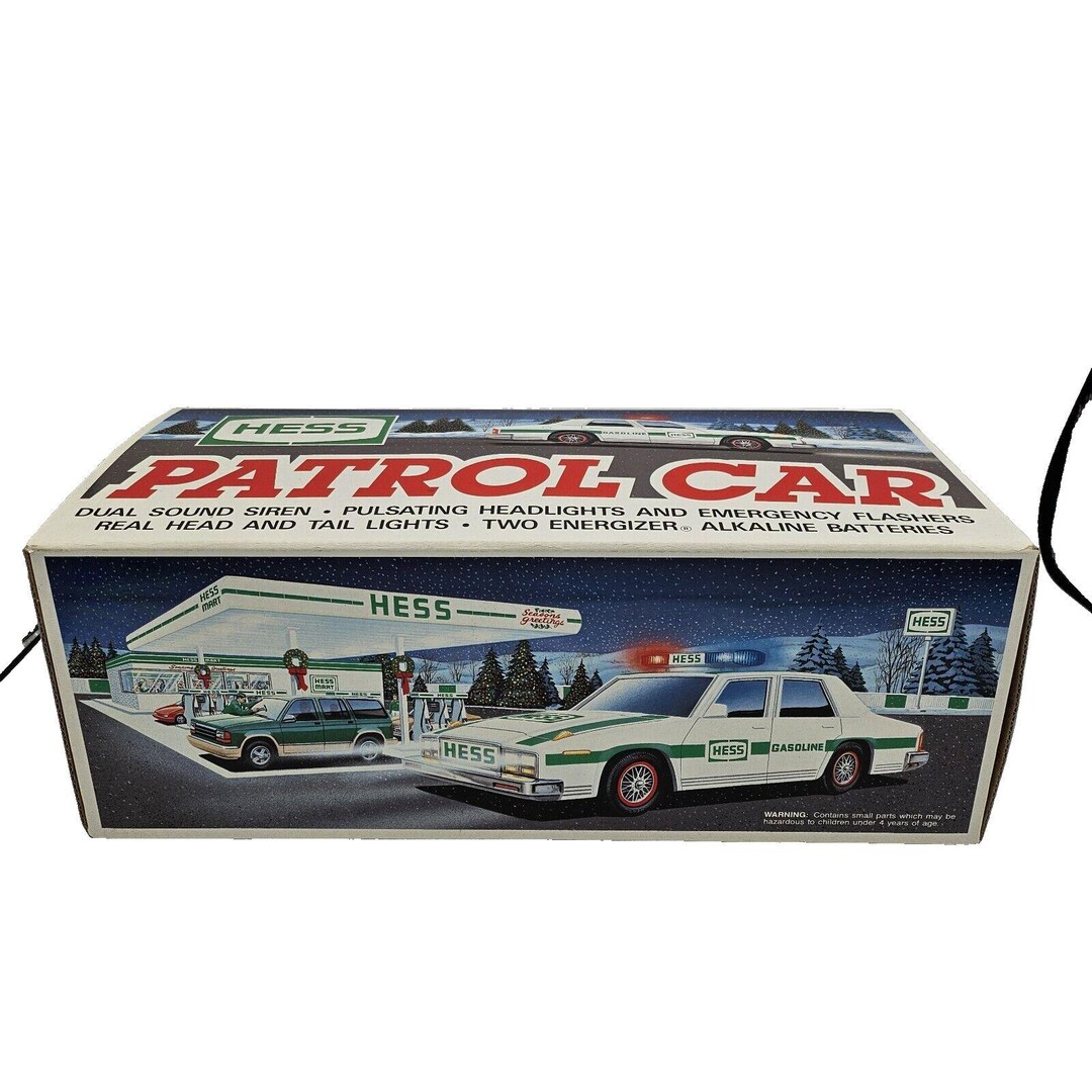 Vintage Hess Police Patrol Car 1993 Tested and Working - Etsy