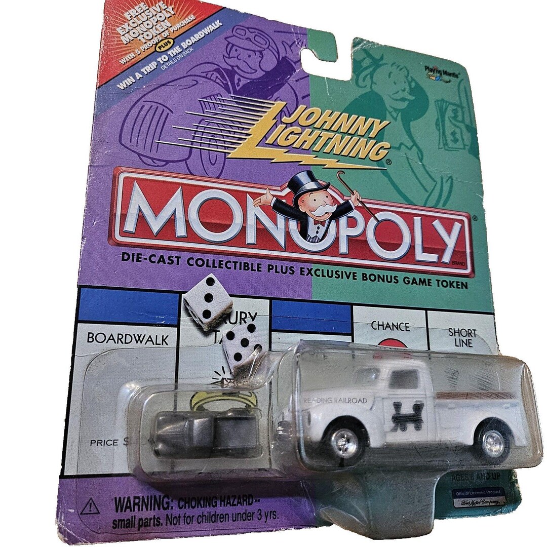 Take a Ride on the Reading Monopoly Die Cast Ford Truck Johnny ...