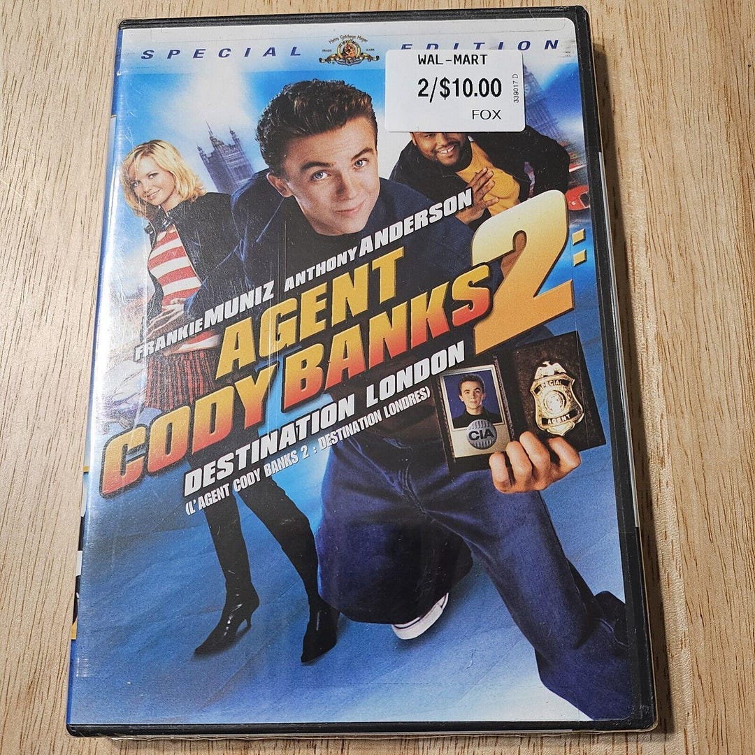 Agent Cody Banks (DVD, 2003) Special Edition Sealed Brand New - Etsy