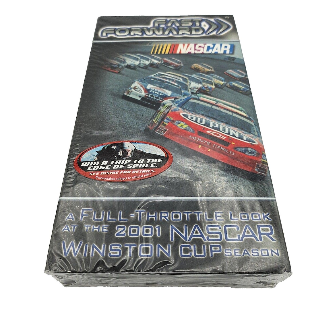 Vintage Nascar VHS VCR Sealed Tape "fast Forward" 2001 Winston Cup New ...