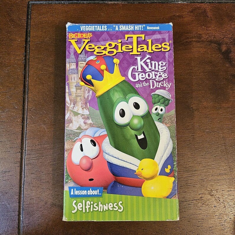Veggietales - King George and the Ducky (VHS, 2000) - Etsy