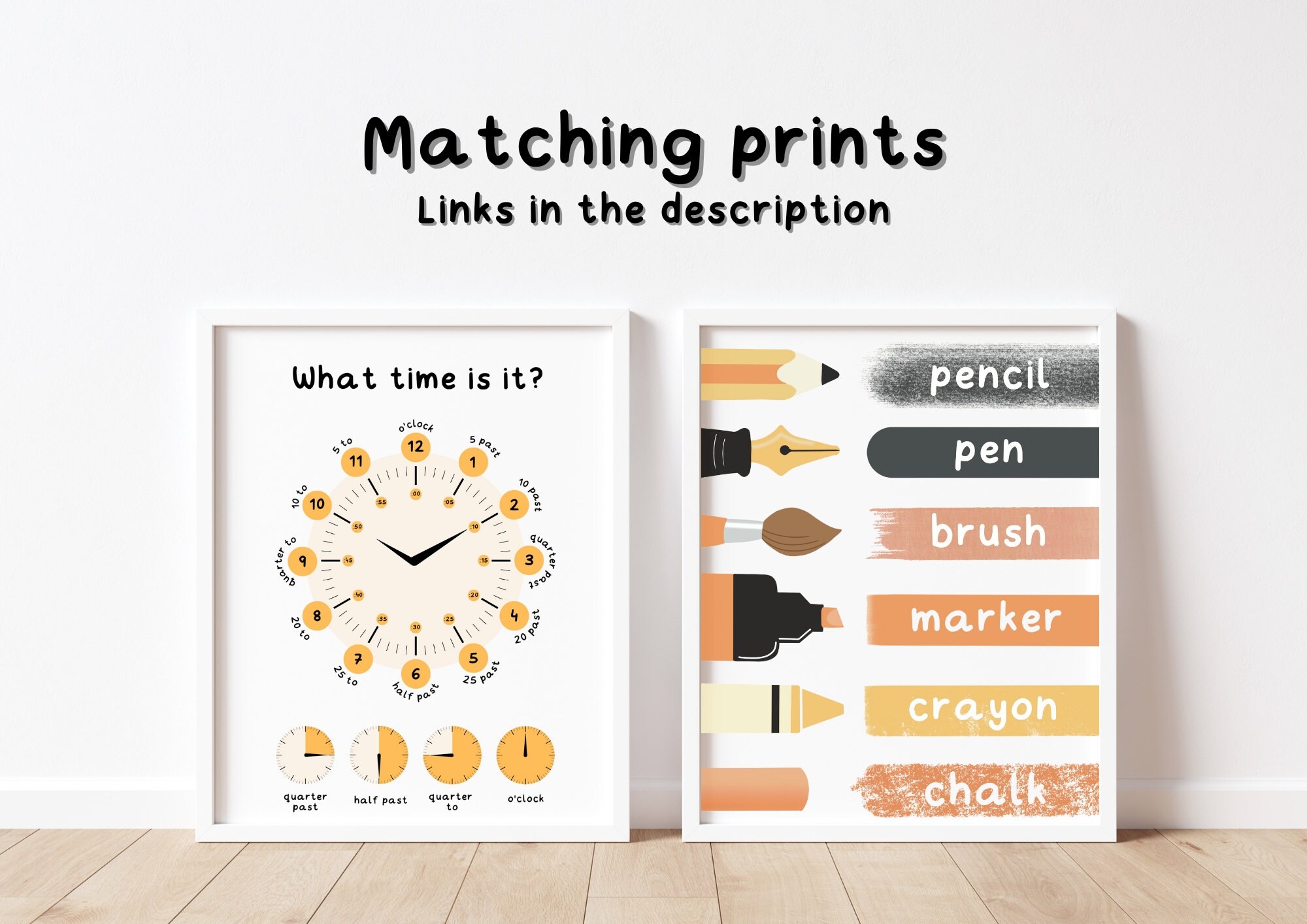 Verb to Be Educational Poster Set, ESL Classroom Decor, Learning ...