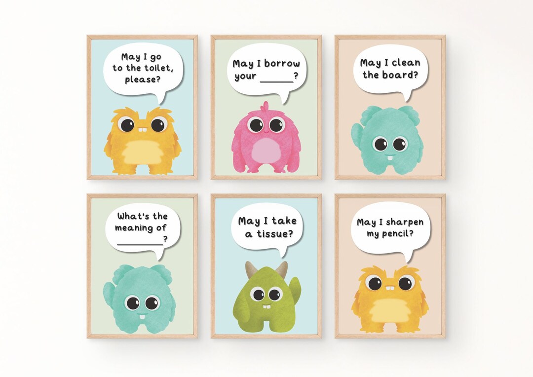 12 Classroom Requests PDF Posters, Classroom Rules, Good Manners ...