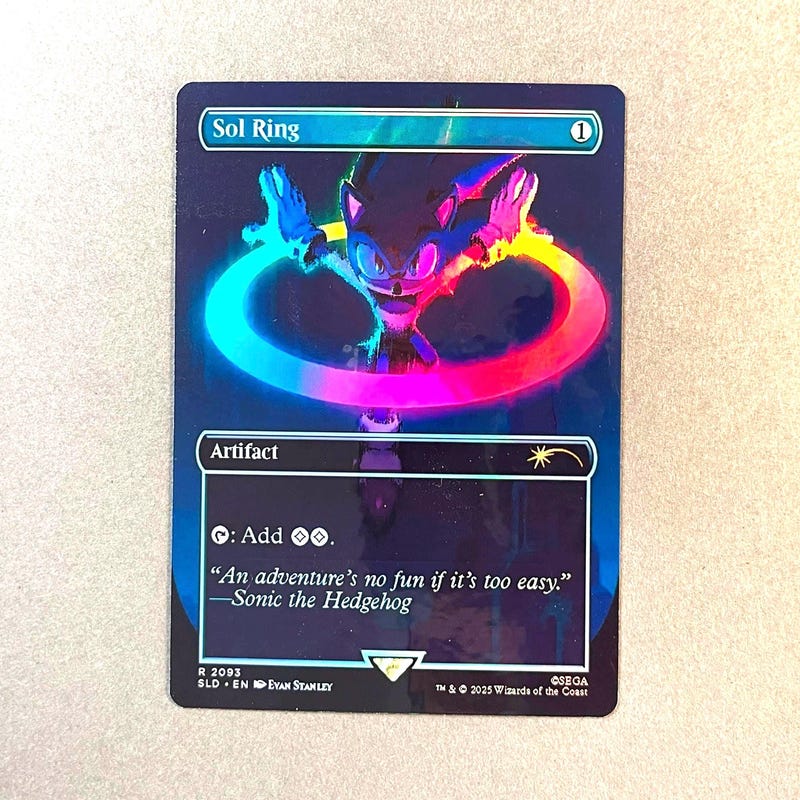 Mtg Sol Ring Proxy Foil - Etsy