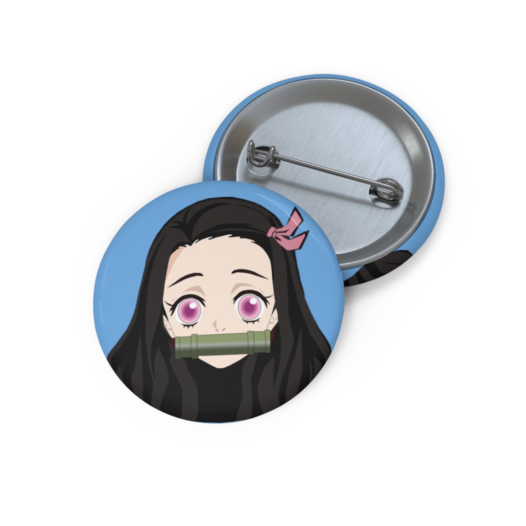 Nezuko Pin Button - Etsy