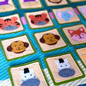 Memory Game, Felt Memory Cards, Handmade Cards, Farm Animals, Safari ...