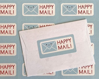 Happy Mail, Sticker Flakes, Envelopes, Animals, Penpal Gift, Happy Mail ...